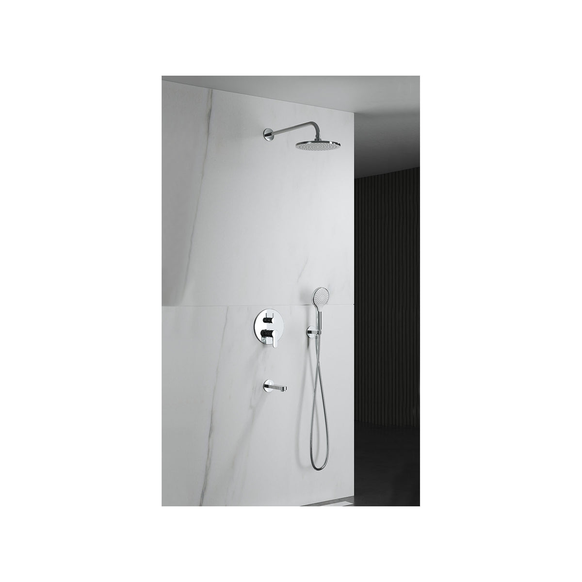 Lento Elegant Concealed Shower Faucet Set — Adell.com