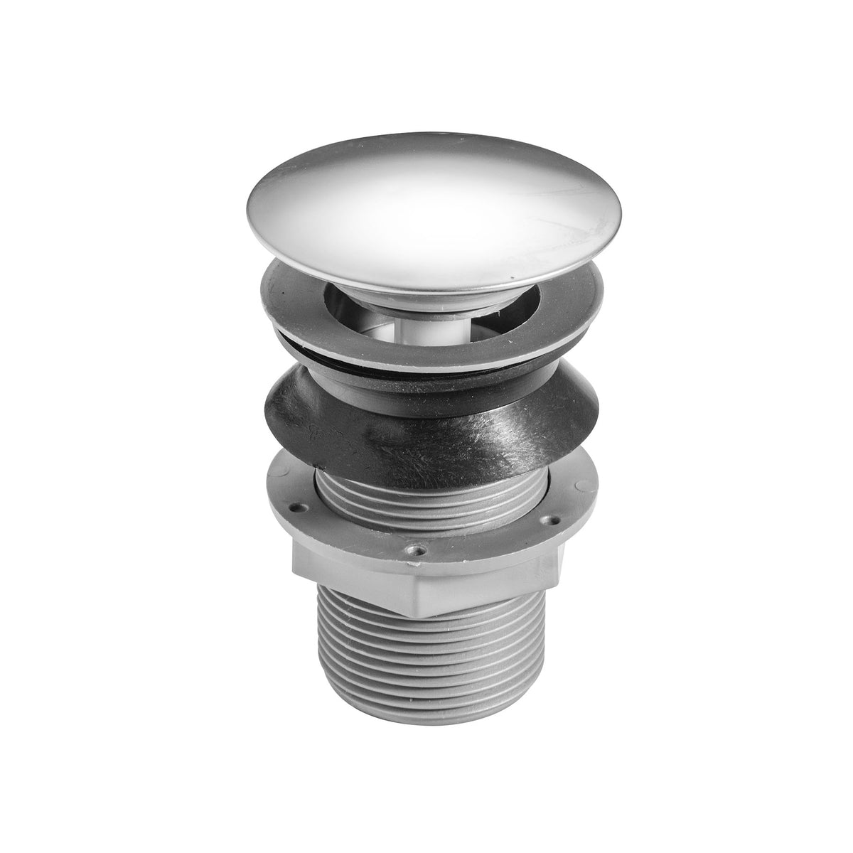 ST 01 Automatic Drain Plug Clic-Clack Plastic Body Metal Cover — Adell.com